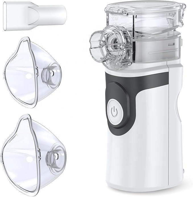 Portable Electric Mesh Nebulizer Machine Automatic Cleaning Function 2 ...