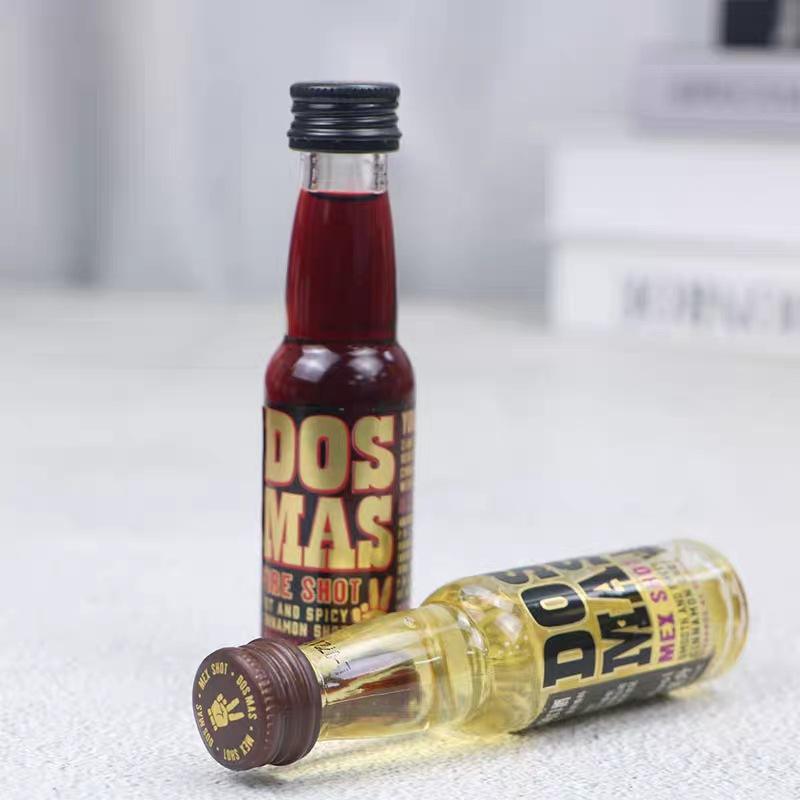 Mini Sample Glass Bottles for Alcoholic Beverages Juice Drinks Liquor ...