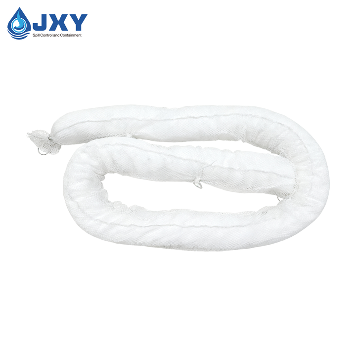 White Absorbent Oil Absorbent Booms for Use with Oil Based Spills Such ...
