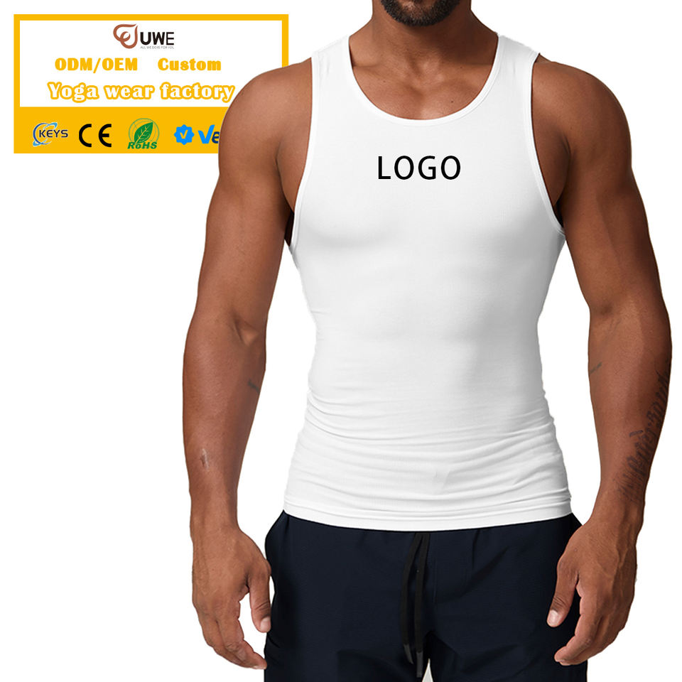 High Quality Mens Gym Vest Top Mens Gym tank Top Custom logo Muscle Fit ...