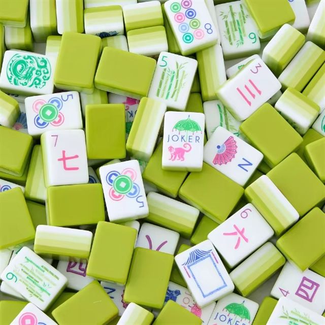 Limoncello Luxury Modern Mahjong Tiles American Jewish Acrylic 164 ...