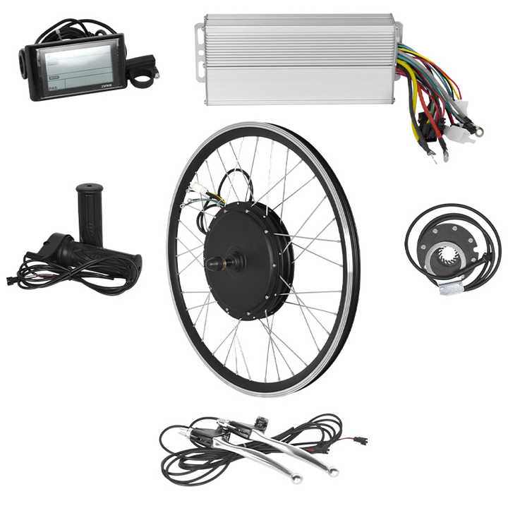 48v 500w Electric Motor Kit for Electric Bicycle Gearless Brushless ...