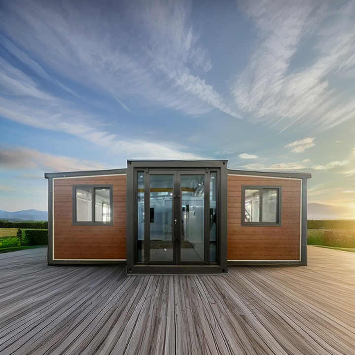 Luxury Mobile Foldable Double Wing Container House