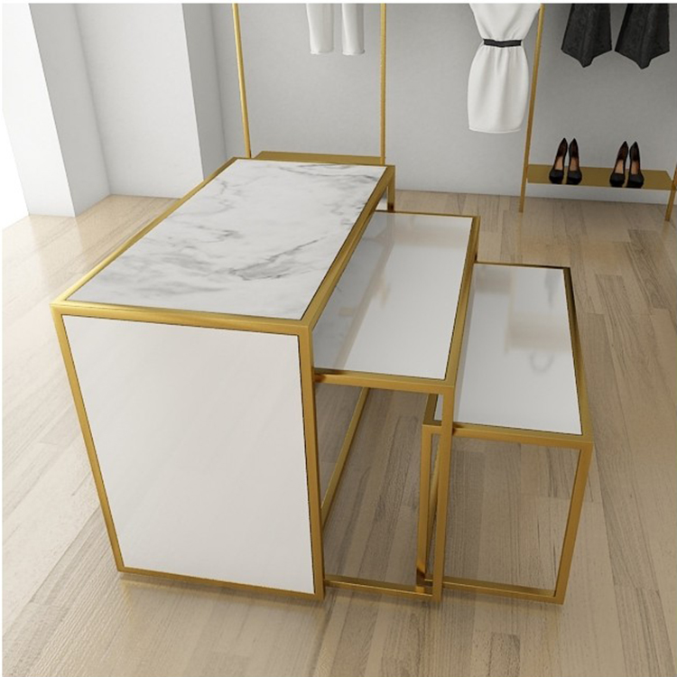 Boost Your Sales with Durable clothes display tables for garment shop ...