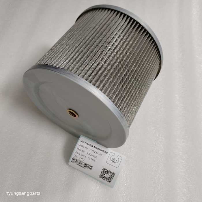 Hyunsang Mini Excavator Attachments Filter KRJ4008 32/925359 P502244 32 ...