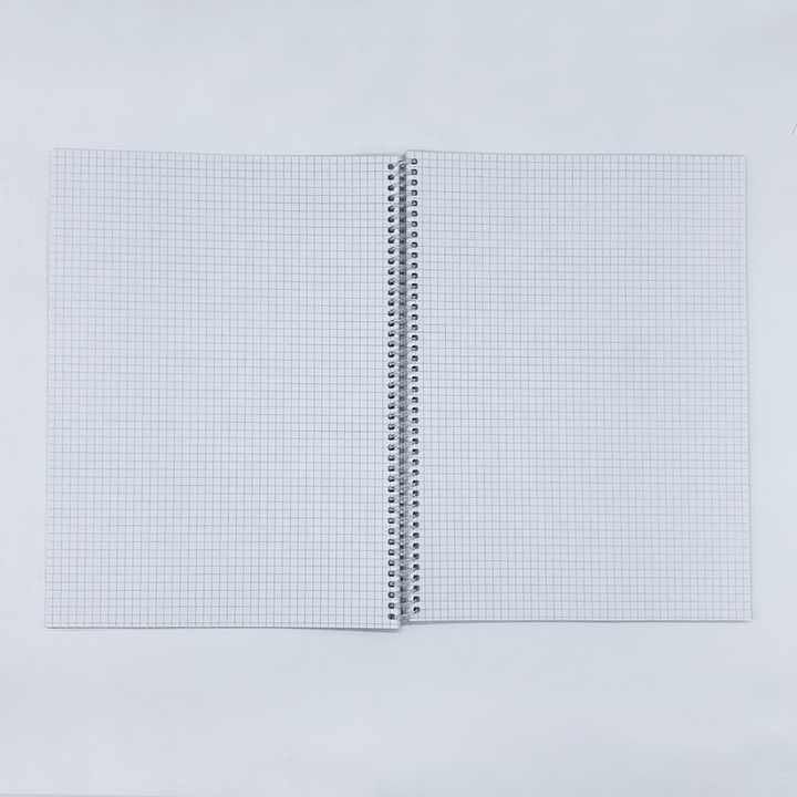 Spiral Notebook Page Colorful Bulk Metal Custom Lined Grid Notepad ...