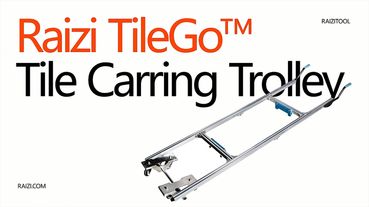 RaiziTileGo Heavy Duty Cart Trolley for Large Format Ceramic Tile ...