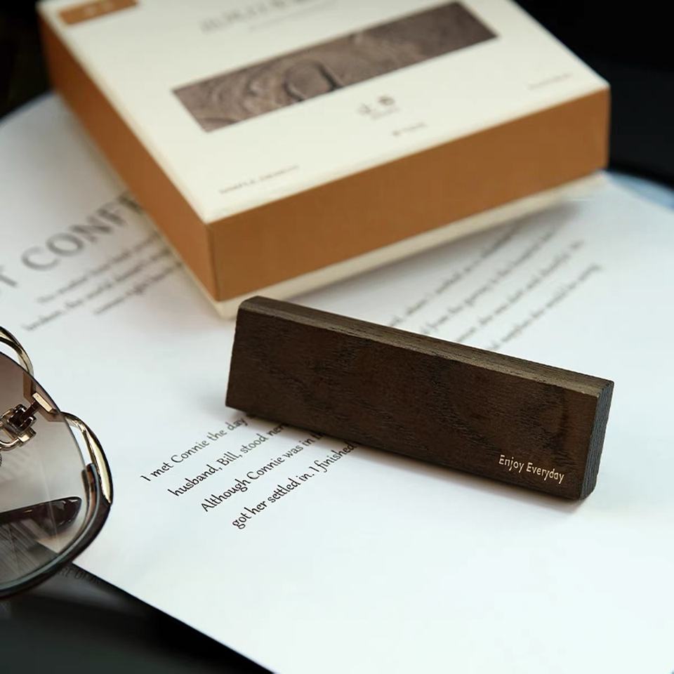 Luxury Rectangle Wooden Diffuser Custom Logo Car Vent Air Diffuser Wood ...