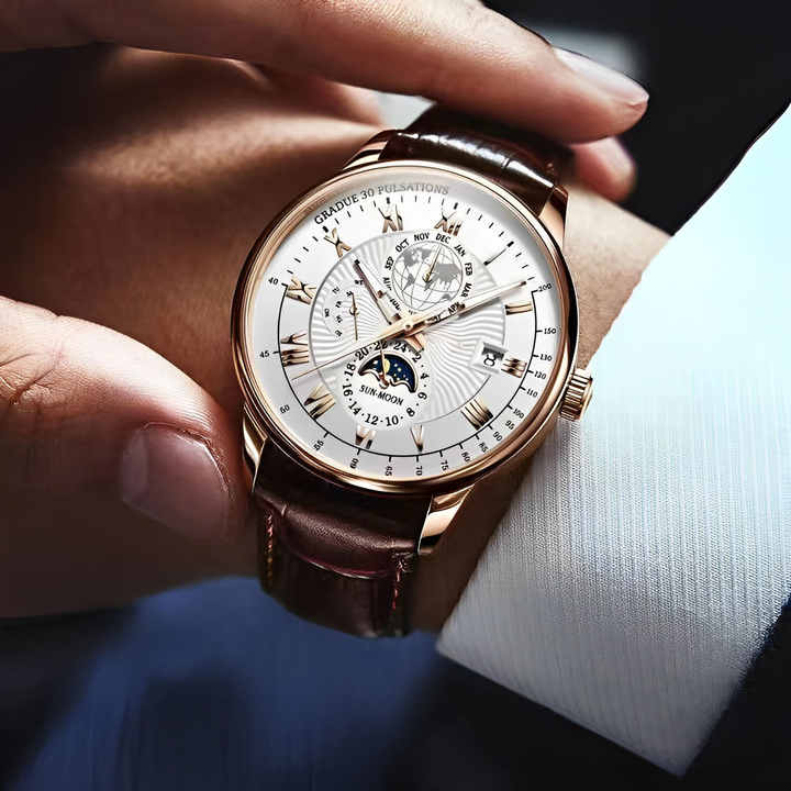 Luxury WatchHot Sale Design Fashion Luxury Watch Leather Strap Men ...