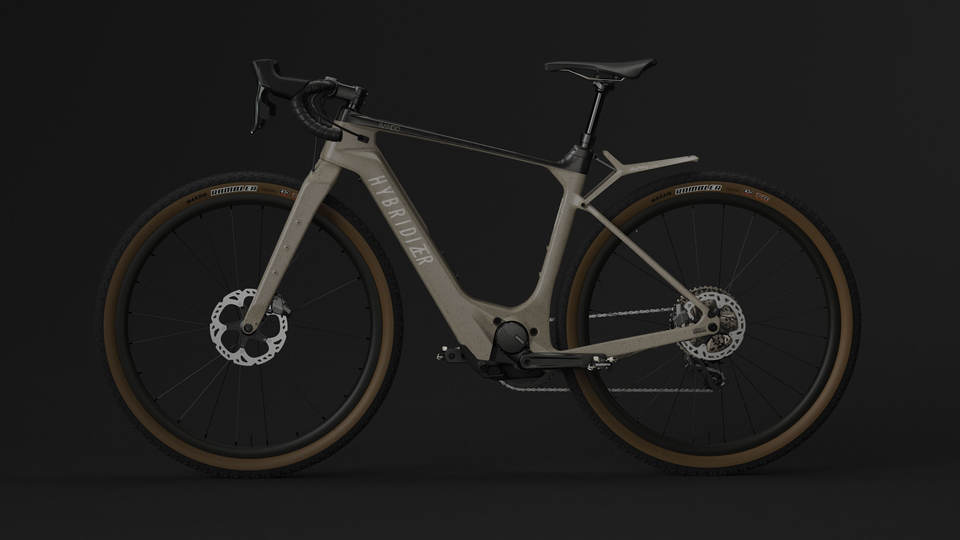 Hybridizer Rando Gravel Frame Kit 700x50C E-Gravel Bike with Bafang ...