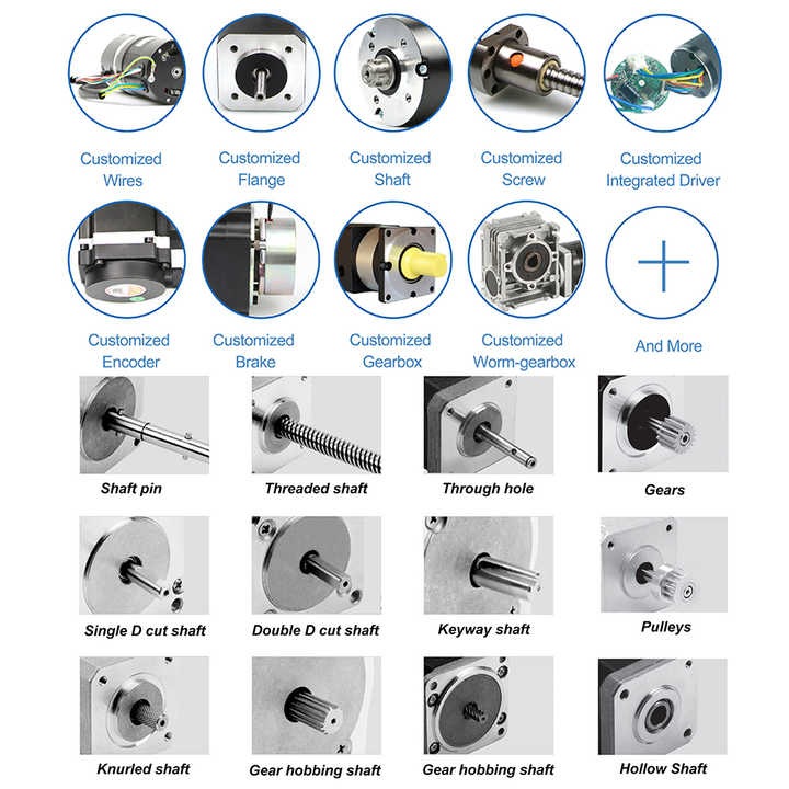 DC Brushless Motor with Encoder - 4000rpm 80W for Sewing