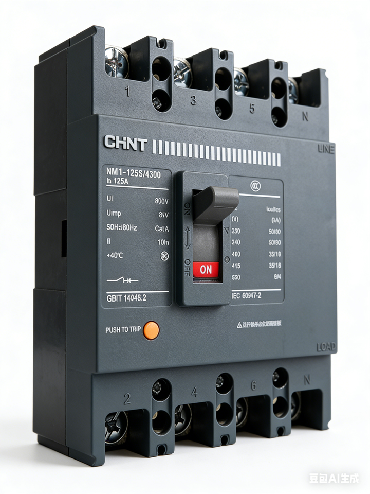 Chint NME1-125S/3300 Molded Case Circuit Breaker 125A Three-phase Three ...