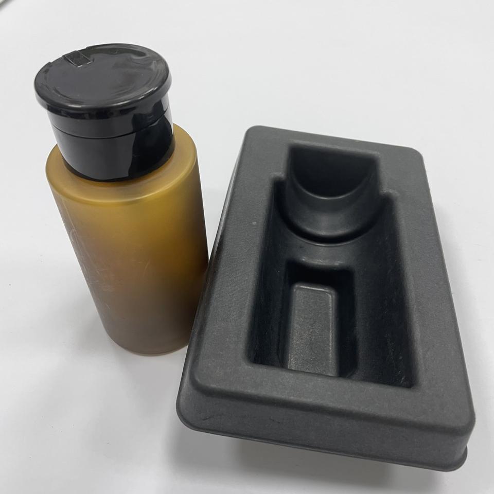 Custom Pulp Glass Bottle Packaging Box Molded Paper Holder Degradable ...