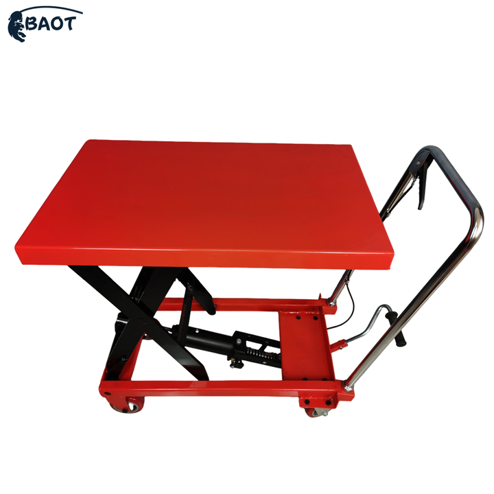 BAOT NEW Heavy Duty Manual Hydraulic Scissor Lift Table Carts| Alibaba.com