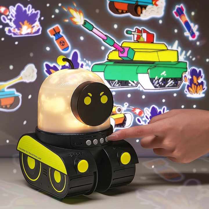 Creative Gift Toy Robot Night Light - Starry Sky Projection