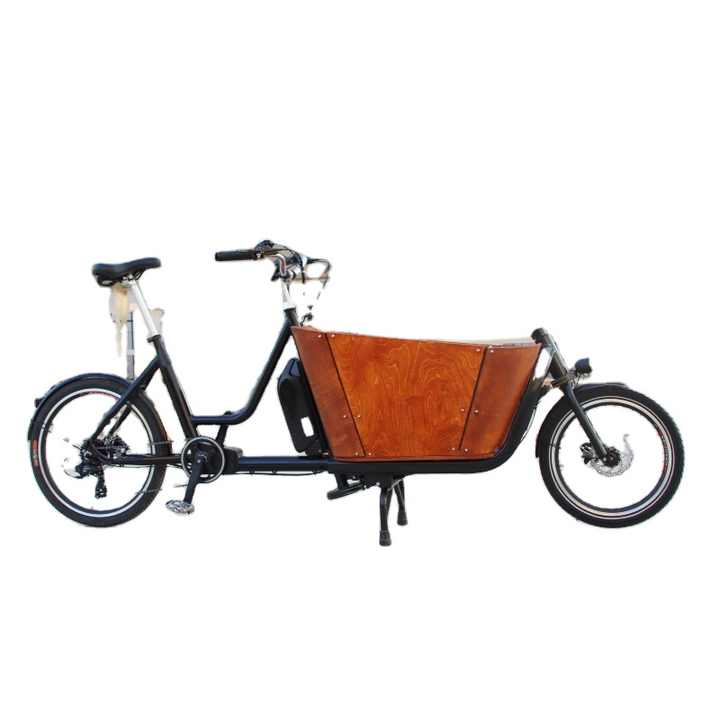 Front Loading Electric Two Wheel Goods Bicycle E Bike Trailer E-cargo ...