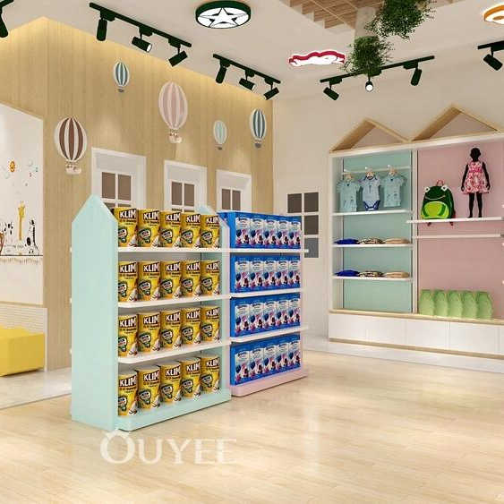 Kids Clothing Store Interior Design with Lighting Names