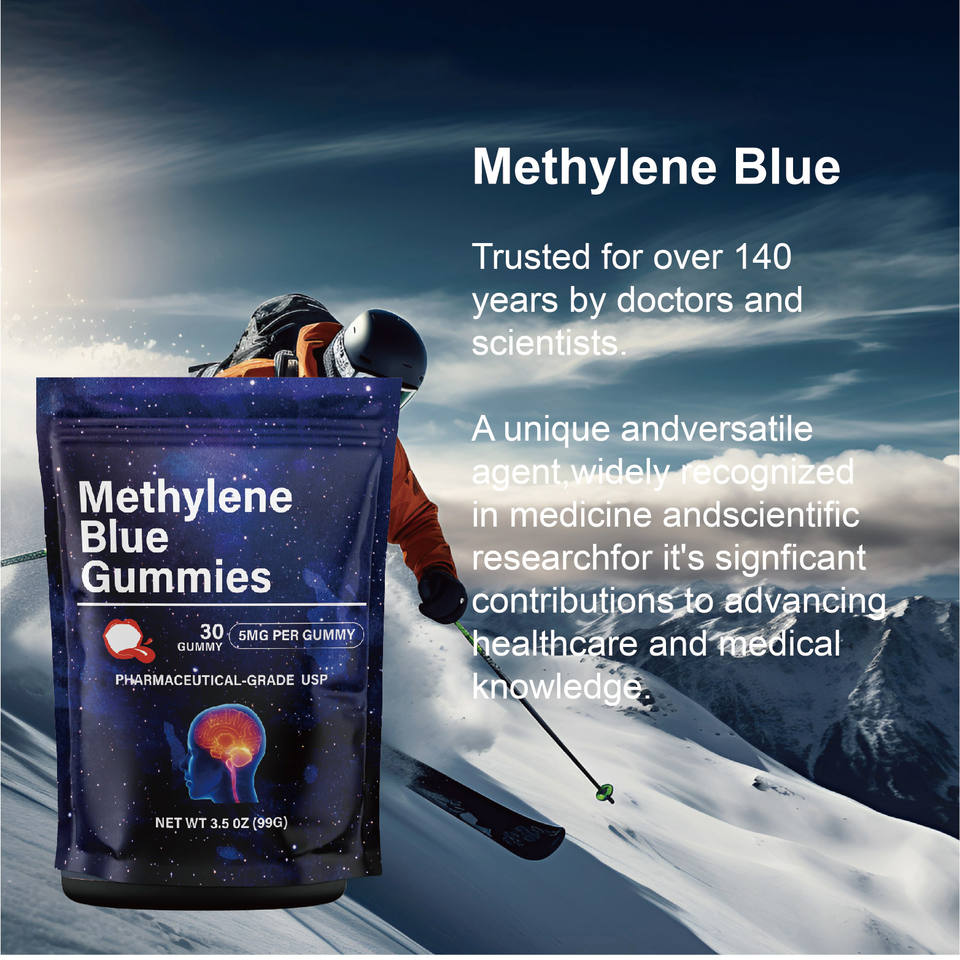 Custom Blue Methylene Gummies 1% | Antioxidant & Energy Support | Made ...