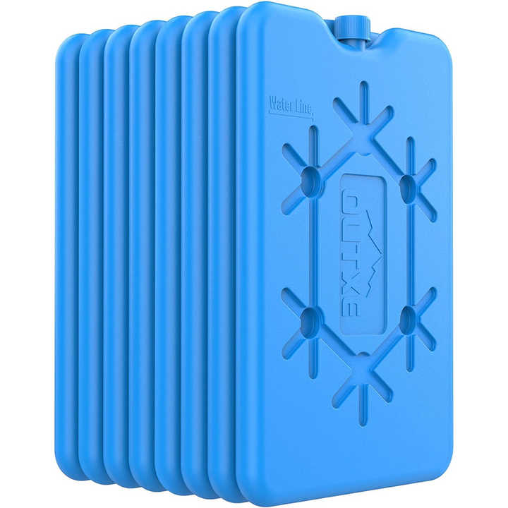 Large Reusable Ice Bricks Packs for Coolers Lunch Box Bag Keeping Food ...