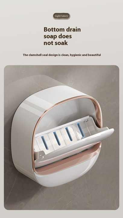 Eco-friendly Foldable Soap Storage Box - Luxury & Utility