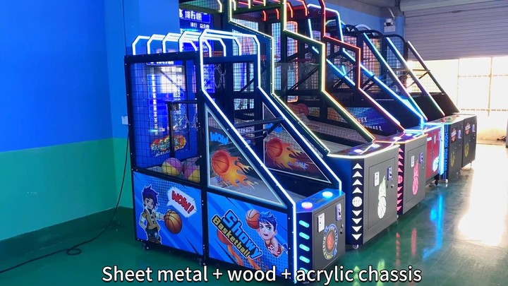 Guangzhou Factory Street Basketball Shooting Game Machine 42 LED Inch ...