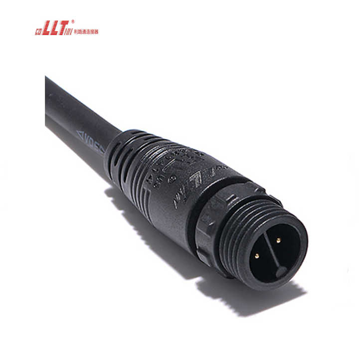 IP67 LED Cable Connector 2pin M16 Circular Screw Waterproof 2 3 4 5 6 7 ...
