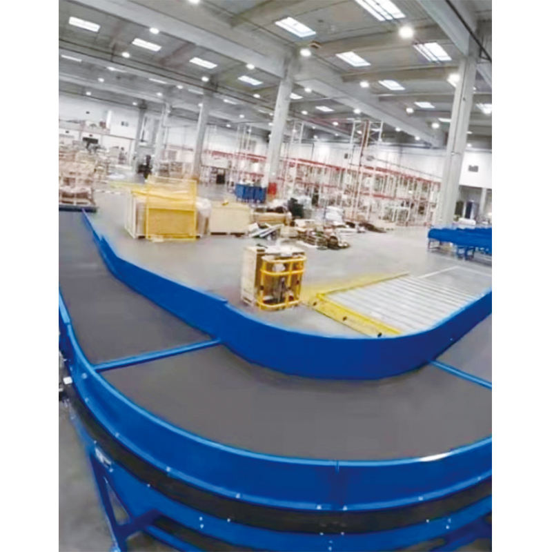 Electric Belt Conveyor System with Durable PVC / PU Customizable Size ...