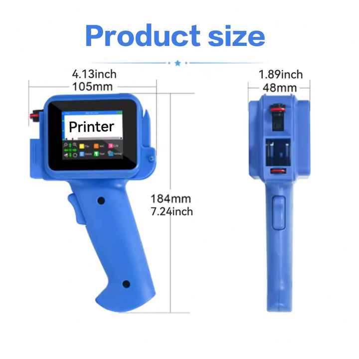 Portable Handheld Inkjet Printer Hand Jet Portable Printer for Date ...