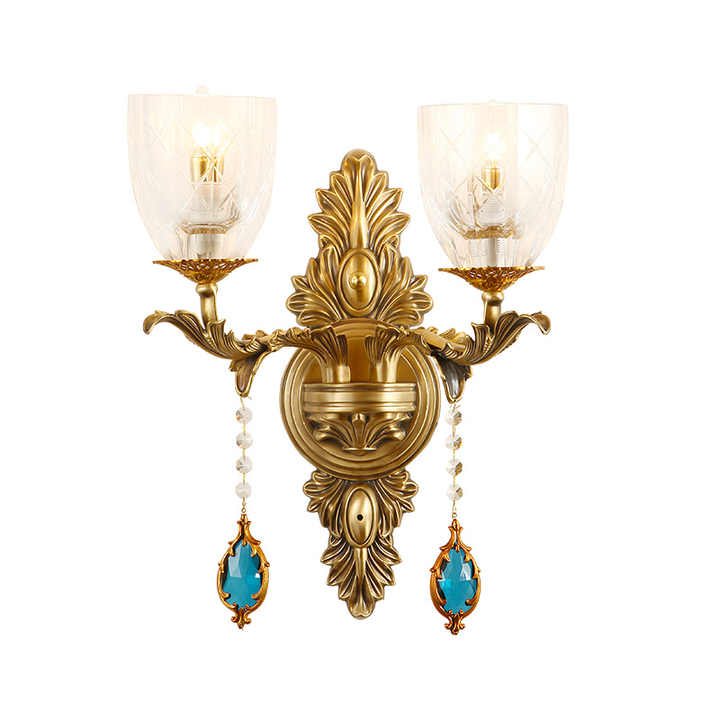 Rococo Style Living Room Dining Room Luxury Decorative Wall Lamp French ...
