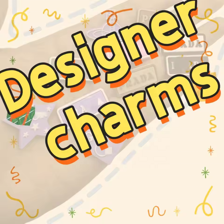 Custom Luxury Silver Clog Charm Shoe Decorations & Accessories Oem