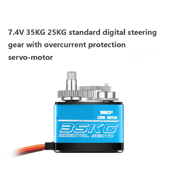 OEM Digital High Precision 360 Control Angle 25kg/35kg Torque Servo ...
