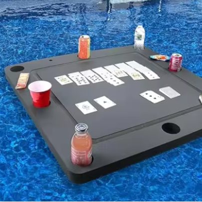 Floating table polar whale floating dominoes table deluxe tray in pool ...