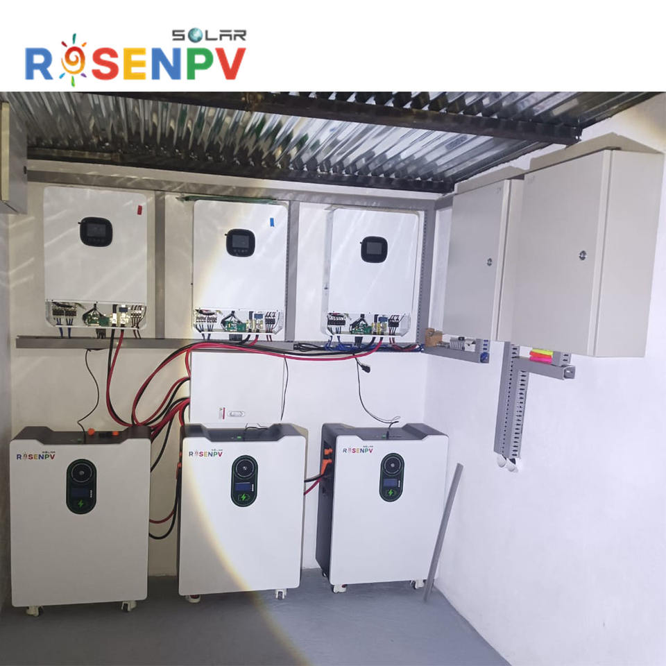 All in One Hybrid Generator Solar Energy Storage System 3Kva 5KW 6KW ...