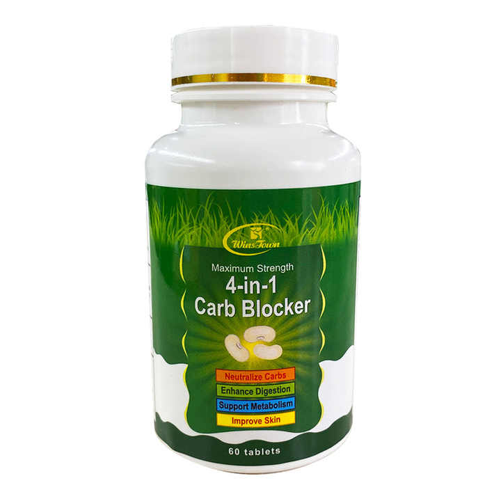 Strength 4 in 1 Carb Blocker Tablet Carbs White Kidney Extract Slim ...
