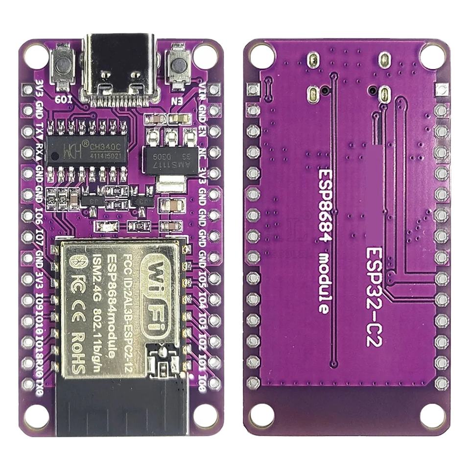 ESP32-C2 MCU Development Board Built-in ESPC3-12 2.4G Wifi Module 4MB ...