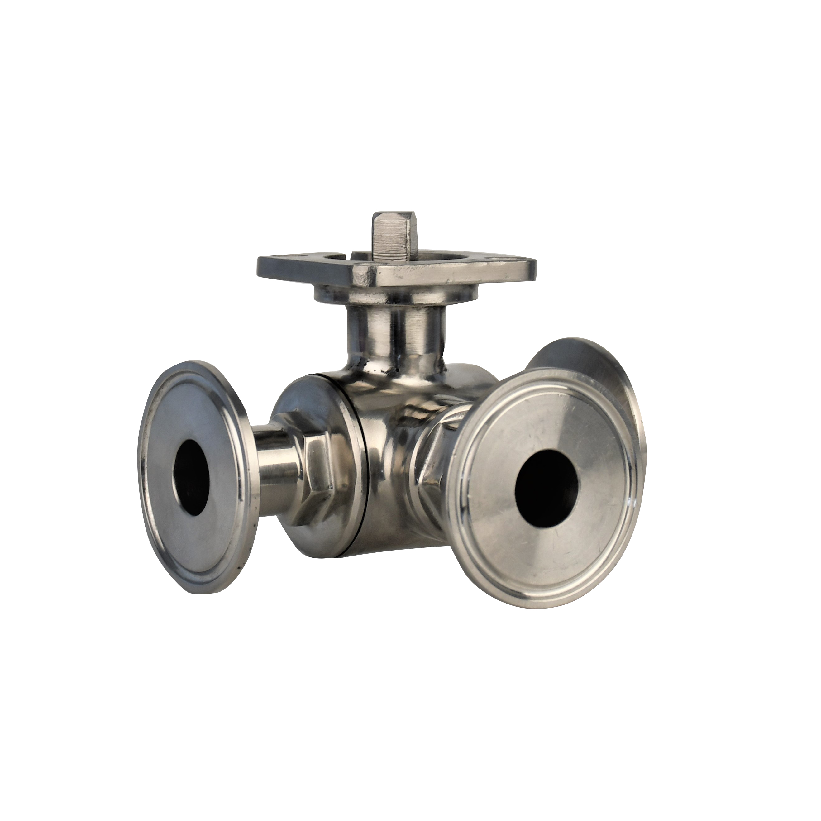 Hk56-wt three-way double acting stainless steel chuck sanitary ...