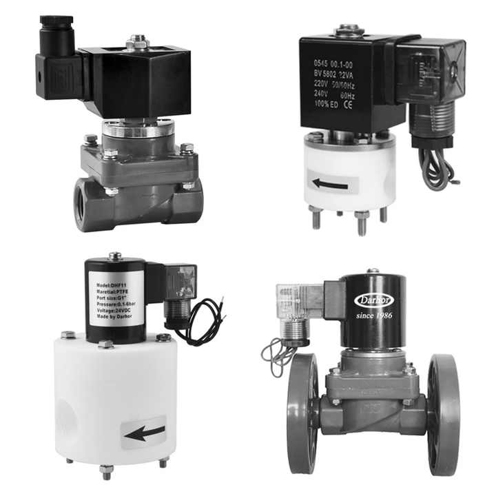 Darhor Chemical PTFE Solenoid Valves for Acid & Alkali