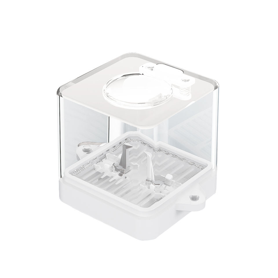 Maywaysky Acrylic Buds Display Box with Magnifier