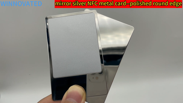 Printable Luxury Hybrid Digital Business NFC Cards Metal 24k Gold