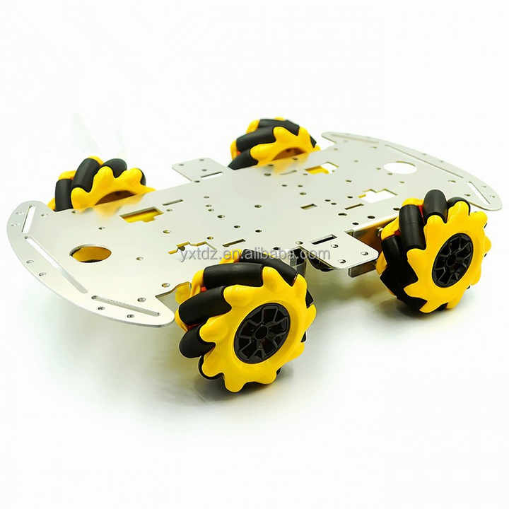 YIXINTAI McNamu Wheel Aluminum Alloy Trolley Chassis DIY Ultrasonic ...