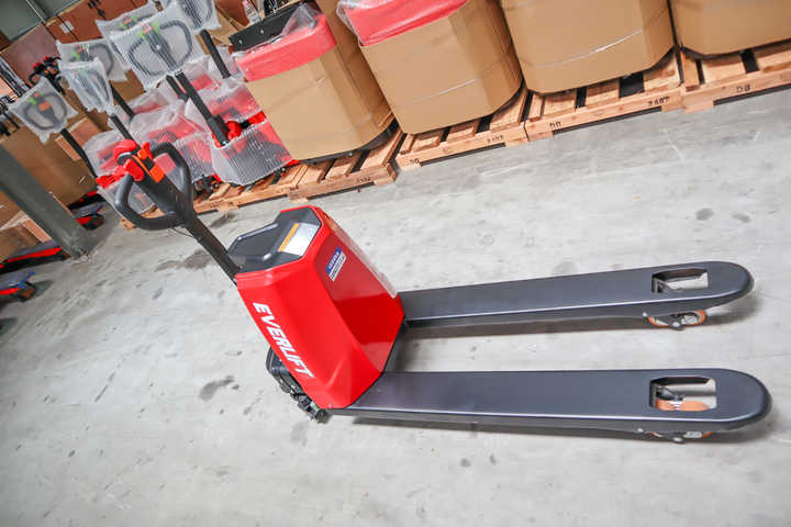 1.5t 2t Compact Pallet Jack Full Electric Pallet Truck Lithium Battery ...
