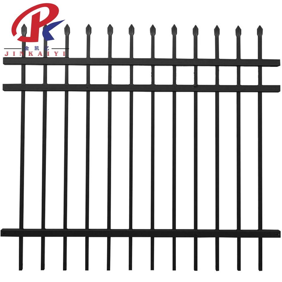Hot Dipped Galvanized Steel Ornamental Fence with Galvanized Welded ...
