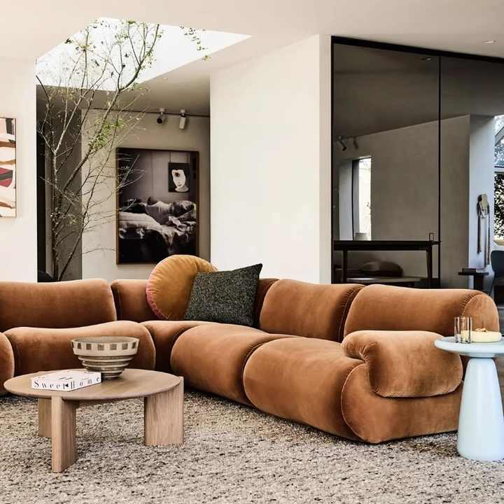 Shop Our Modern Full Sponge Designer Couch Set for Living Room