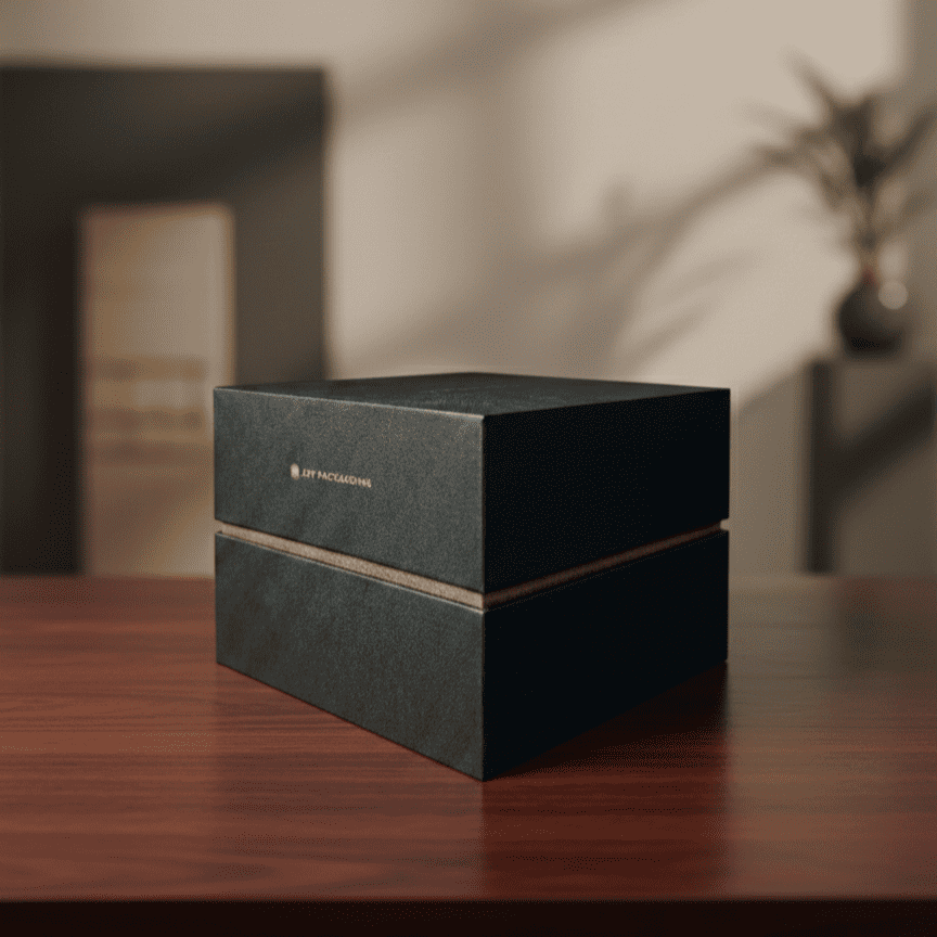 Square Rigid Gift Box with Handle Embossing Customized Color| Alibaba.com