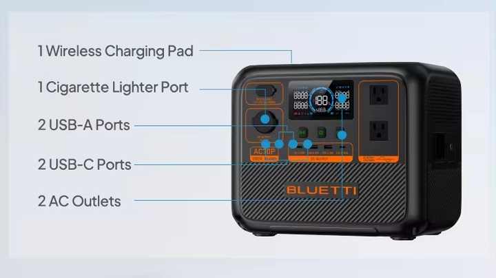 Bluetti Portable Power Station - 1000W Outdoor Camping Generator
