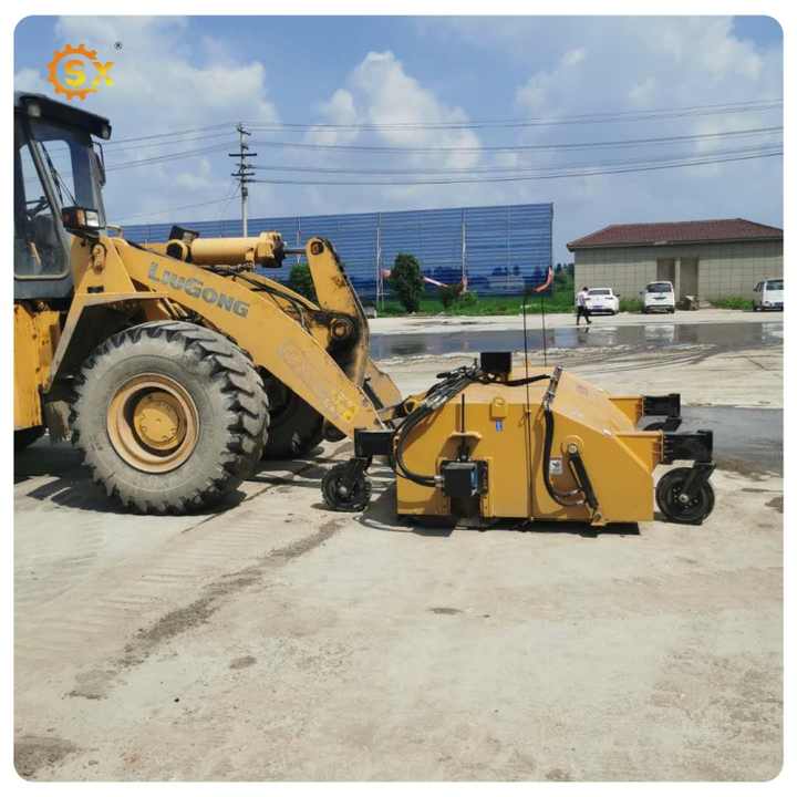 Wheel Loader Attachment SweeperLoader Broom SweeperRoad Sweeper for ...
