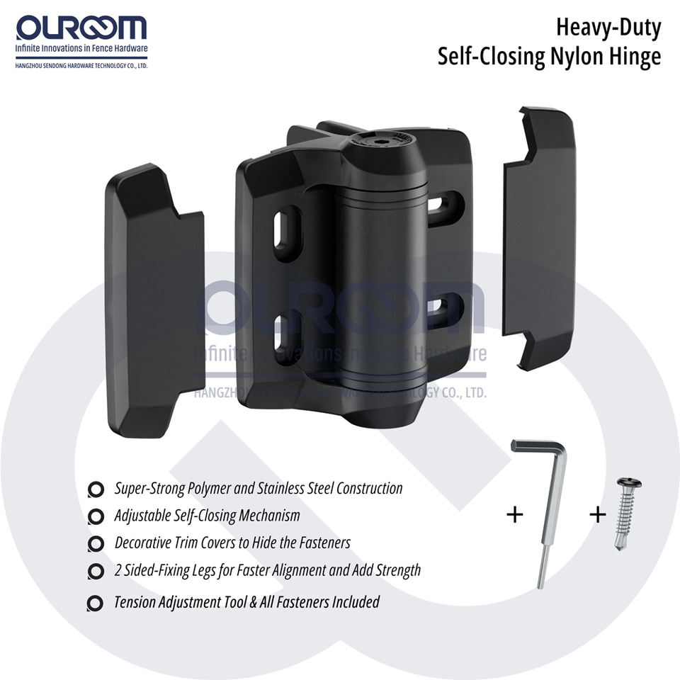 Nylon Hinge - Durable, Easy Installation for Outdoor Gates