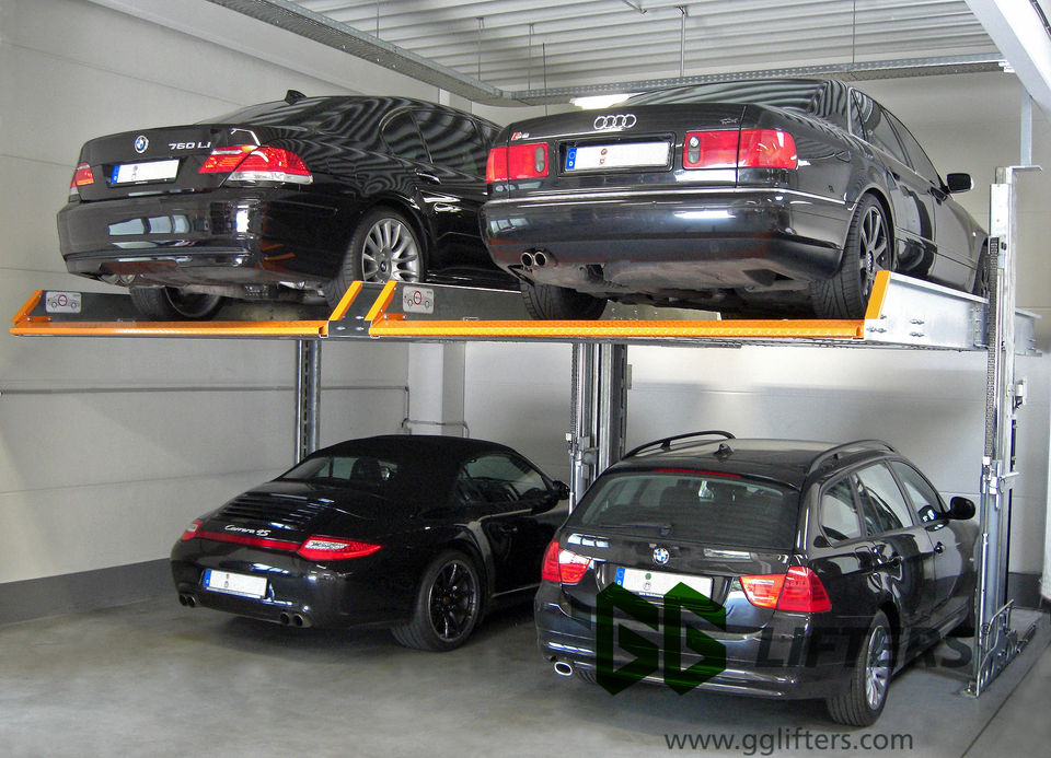 Car Parking Lift Vertical Storage Parking System Car Stacker Hydraulic ...