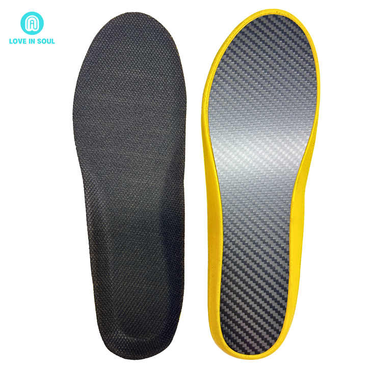 Carbon Fibre Shock Absorbing Sports Insoles - High Elasticity