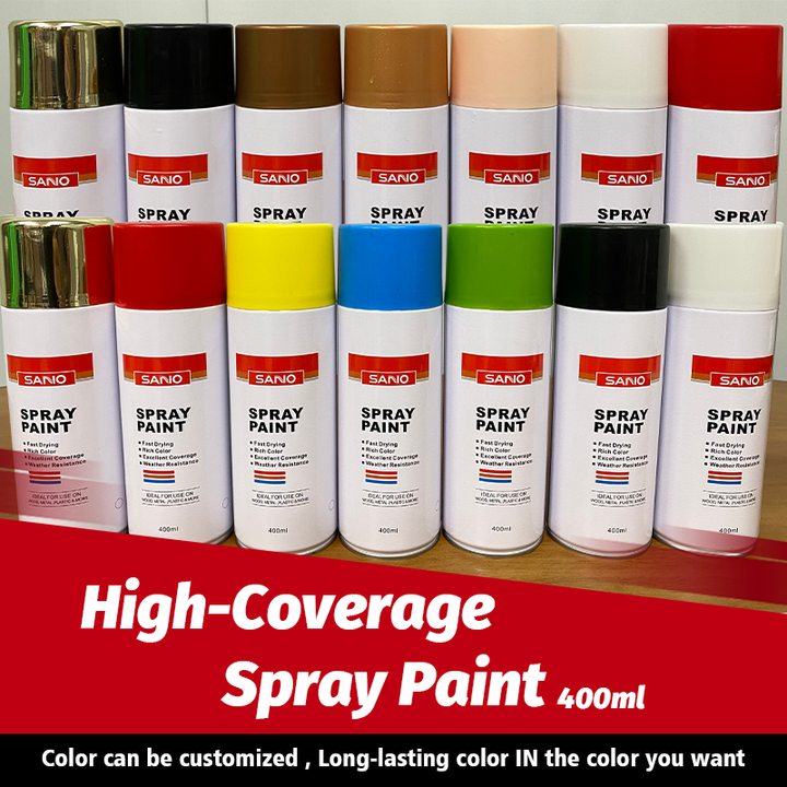 SANVO 400ml Aerosol Spray Paint - Customized Colors
